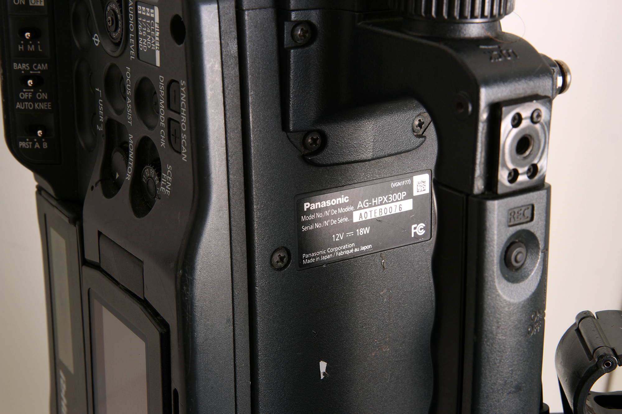 Panasonic AG-HPX370 Camera Body – 30 Day Warranty! | Monkee Deals!