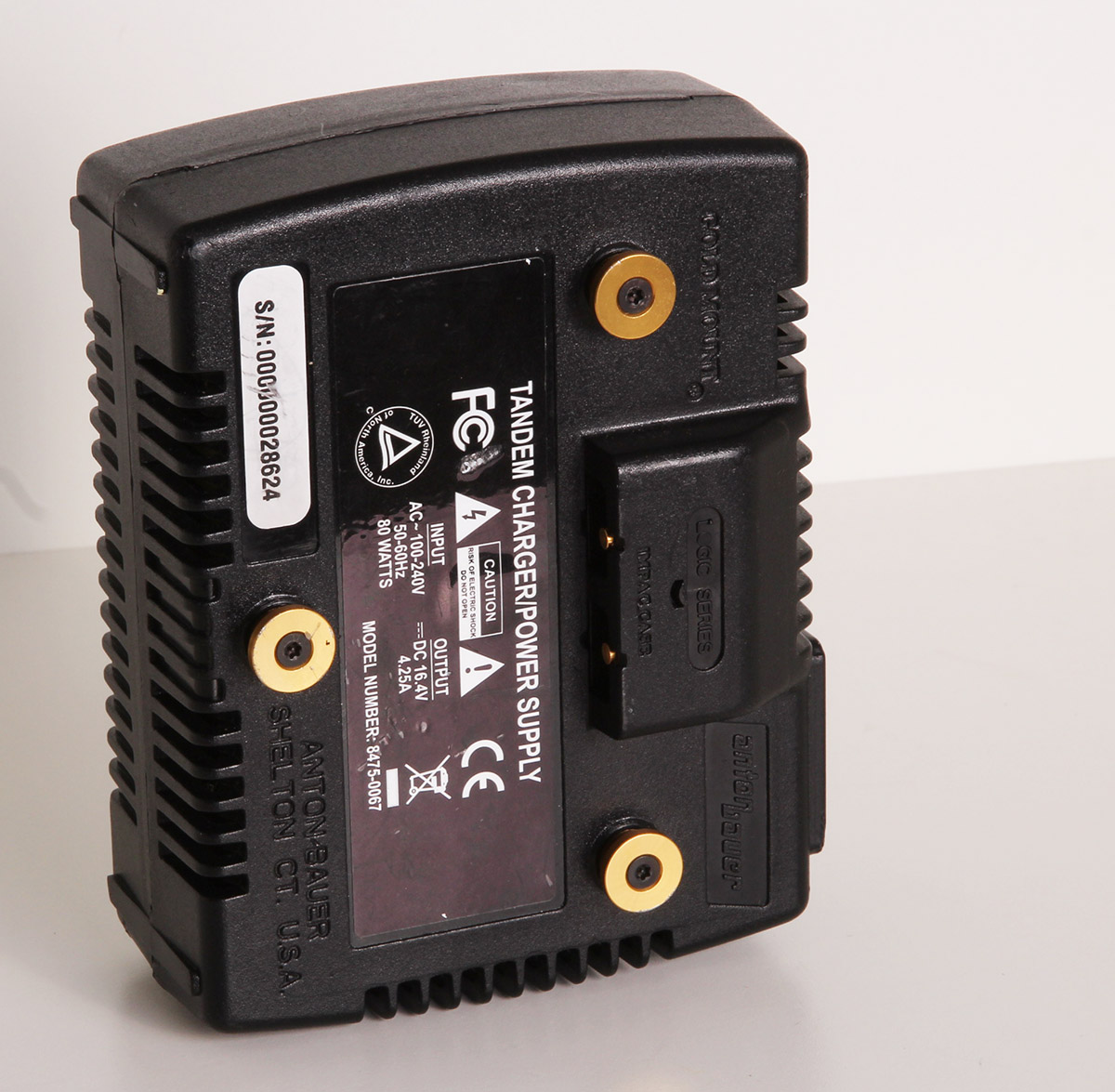 Anton Bauer Tandem Gold Mount Power Adapter/ Battery Charger 80W 8475 ...